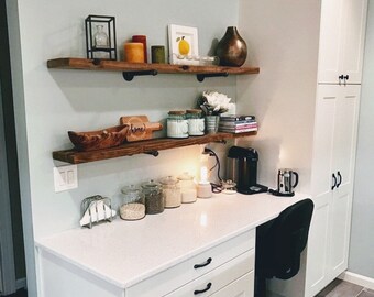 Coffee bar shelf | Etsy