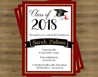 Graduation invites | Etsy