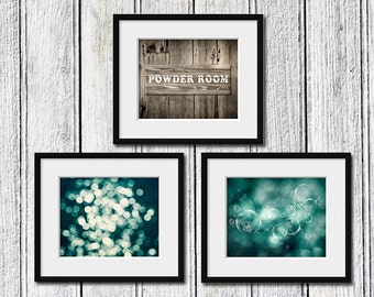 Powder room art | Etsy
