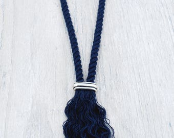Navy blue rope | Etsy