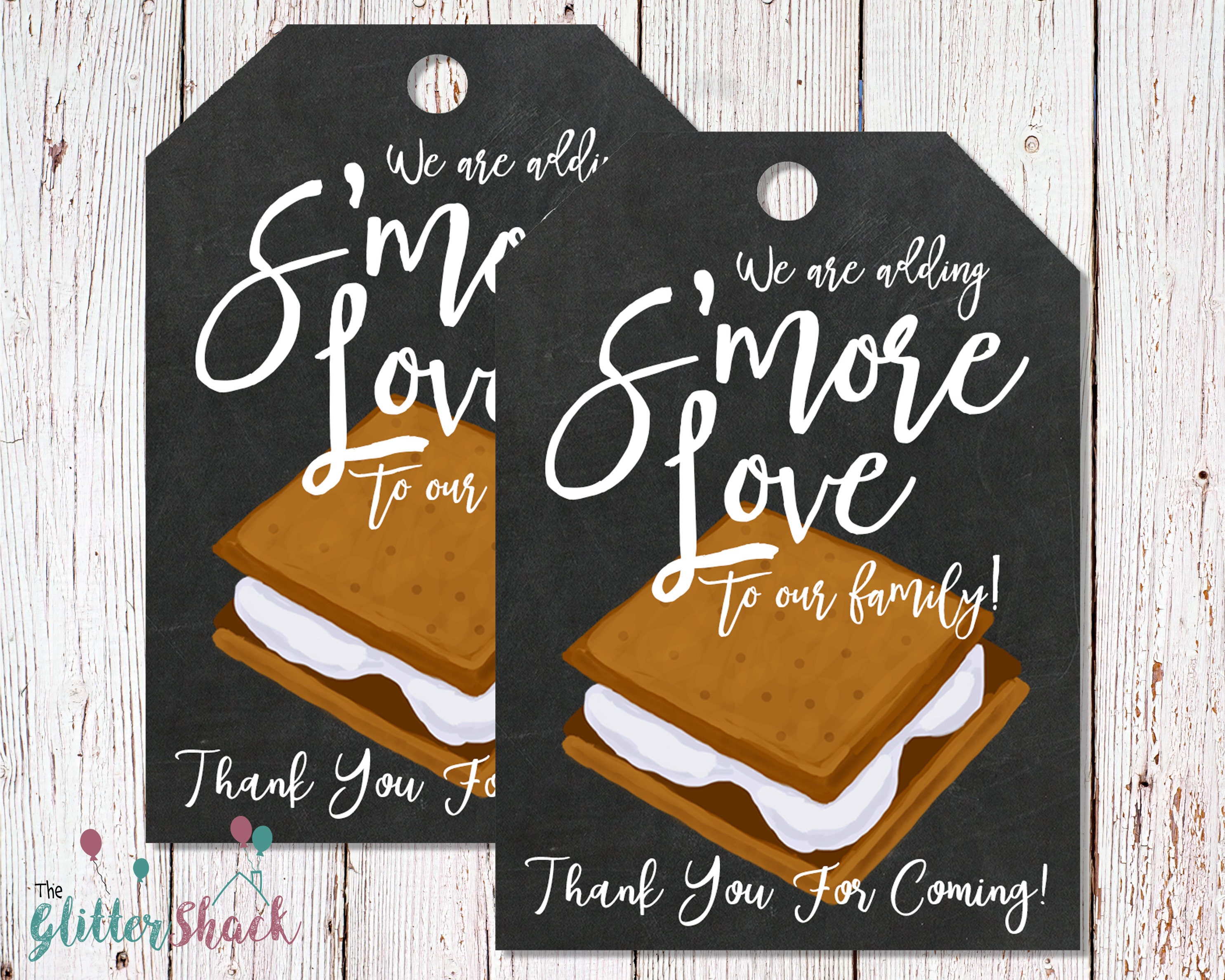 Smore Favor Tags Printable