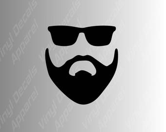 Beard decal | Etsy