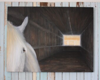 Rustic horse art | Etsy