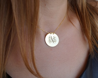 Gold monogram | Etsy