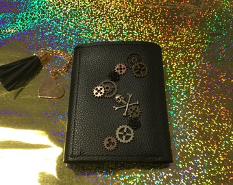 Steampunk wallet | Etsy