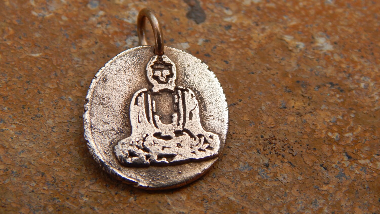 Buddha Wax Seal Charm buddhism philosophy teachings silver