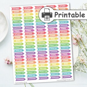 Study stickers | Etsy