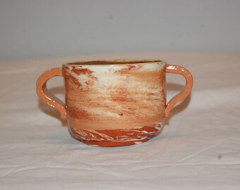 Double handle cup | Etsy