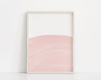 Pink painting | Etsy