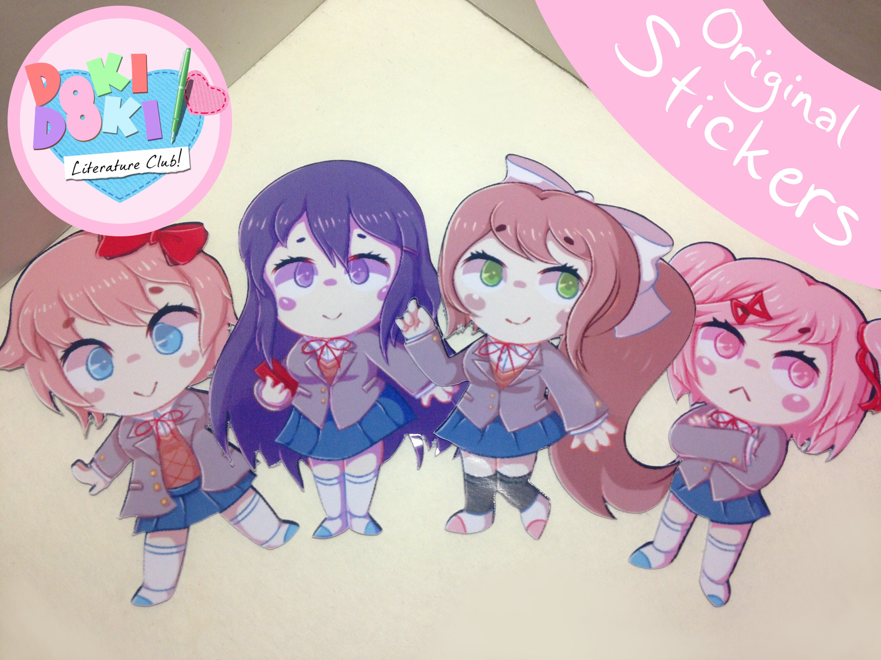 Doki Doki Literature Club Original Stickers