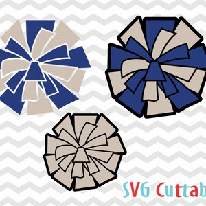 Pom poms svg | Etsy