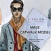 Male Catwalk Model Printable Fashion Template Fashion