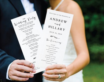 Wedding programs | Etsy