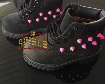 Custom timberlands | Etsy