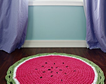 Watermelon rug | Etsy