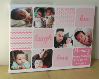 Baby photo collage | Etsy