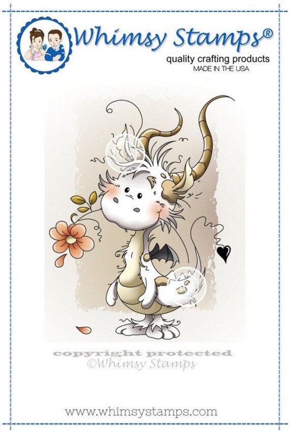 Whimsy Stamps Freddie NEW 2176 Wee Stamps for