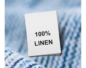 Linen labels | Etsy