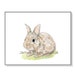 Bunny Rabbit Art Bunny Rabbit Print. Bunny Rabbit Watercolor