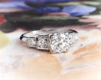 Estate diamond ring | Etsy