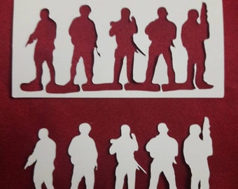 Soldier stencil | Etsy