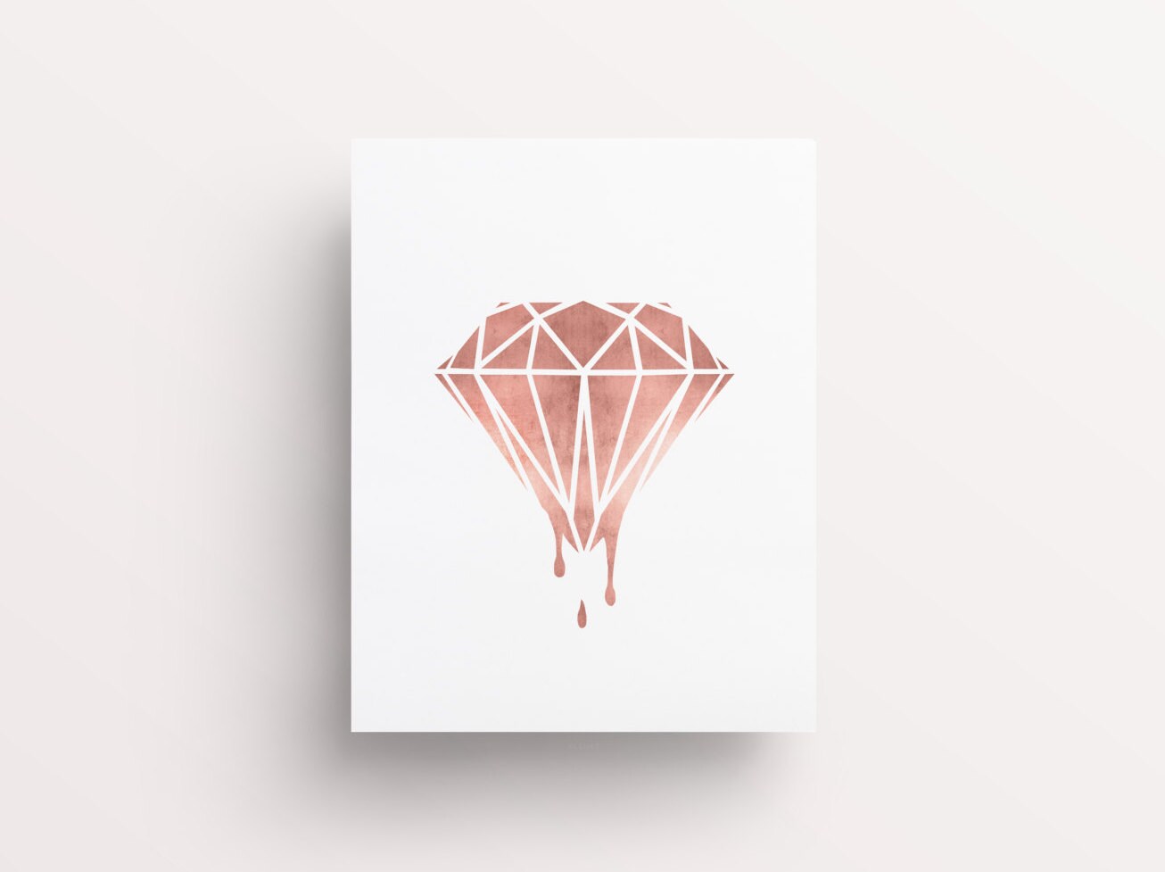 Diamonds Drawing Drippy