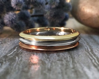 Knife edge band | Etsy