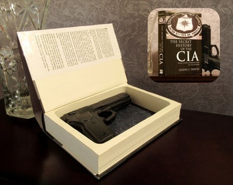 Hollow Books and Hollow Book Safes with Flasks by SecretSafeBooks