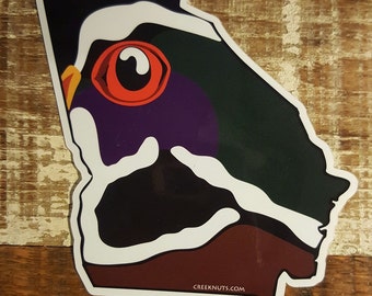 Wood duck decal | Etsy