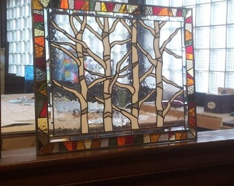Stained glass trees | Etsy