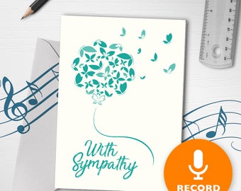 Blank sympathy card | Etsy