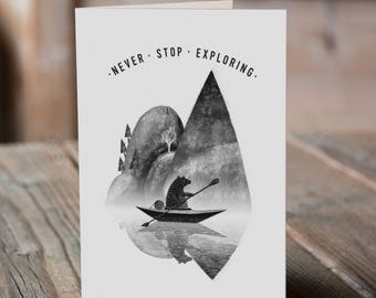 Never stop exploring | Etsy