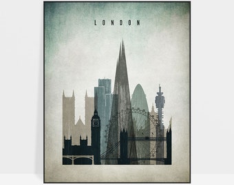 London wall art | Etsy