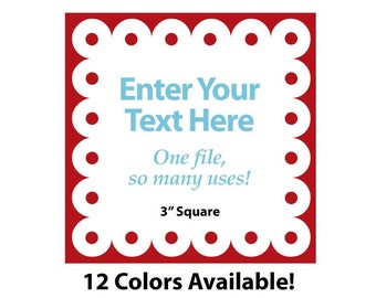 Red gift tags | Etsy