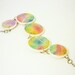 Rainbow necklace Vivid boho necklace Colorful necklace