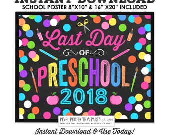 Last day preschool | Etsy