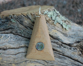 Wood silver jewelry | Etsy