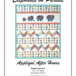 Elephant quilt block | Etsy