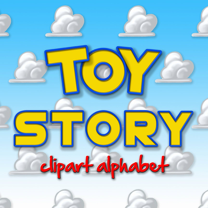 Toy Story alfabeto gráfico imprimible Toy Story Letras