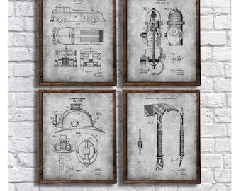 Firefighter decor | Etsy