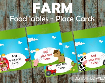 Farm labels | Etsy