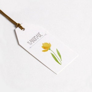 Flower tags | Etsy
