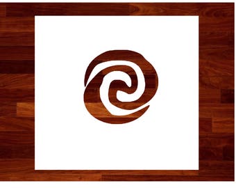 Moana stencil | Etsy