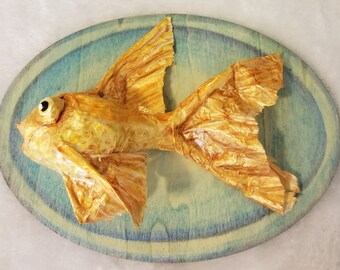 Paper mache fish | Etsy