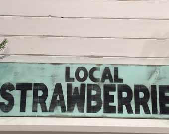 Strawberry signs | Etsy