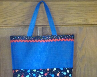 Sewing Pattern Mermaid Beach Bag Vinyl Pet Screen Bag