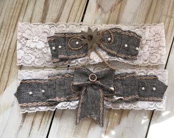 Western Cowboy Lasso Wedding Garter 50118