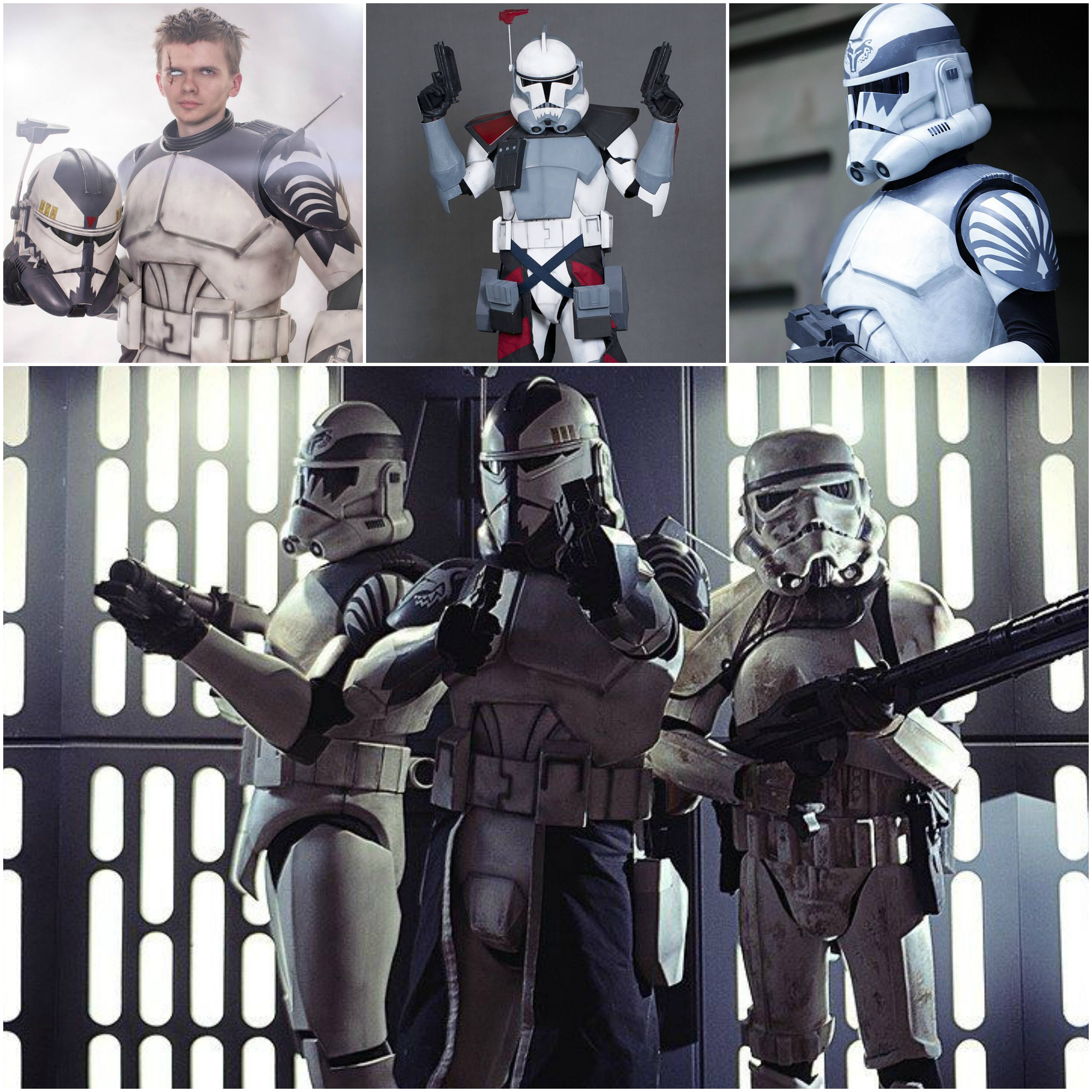 Star Wars Clonetrooper Captain Rex Commander Wolffe ARC Star Wars Clonetrooper Captain Rex Commander Wolffe ARC