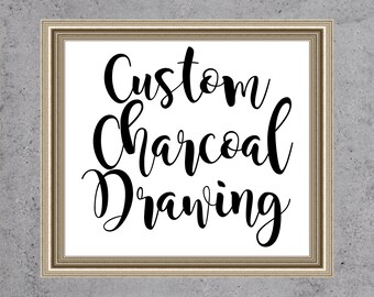Charcoal Drawings & Illustrations | Etsy