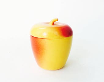 Apple cookie jar | Etsy